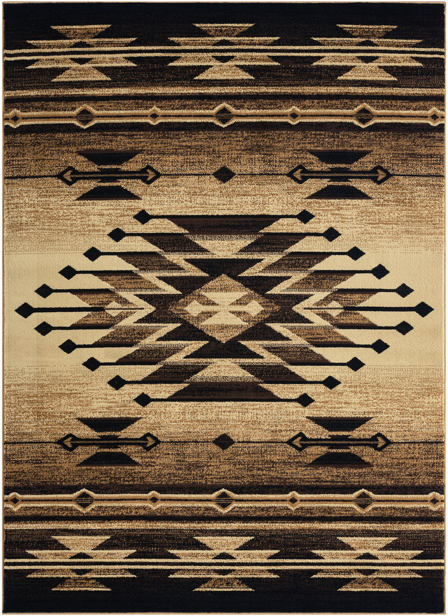 "Pueblo Black" Lodge Area Rug Collection - Available in 4 Sizes! – Wild ...