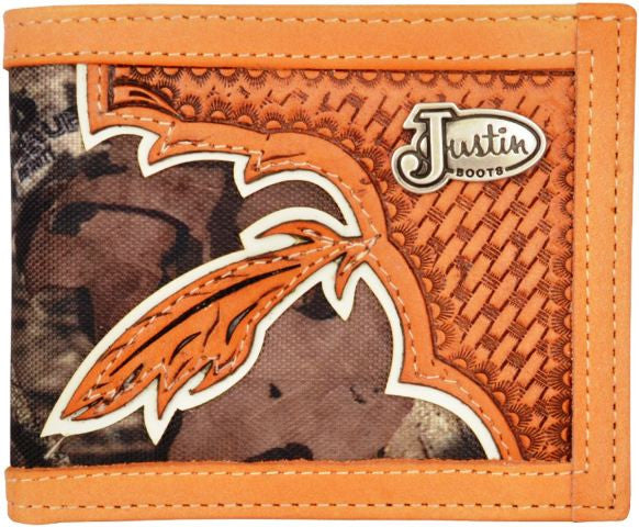 Justin Camo Western Bi-Fold Wallet – Wild West Living