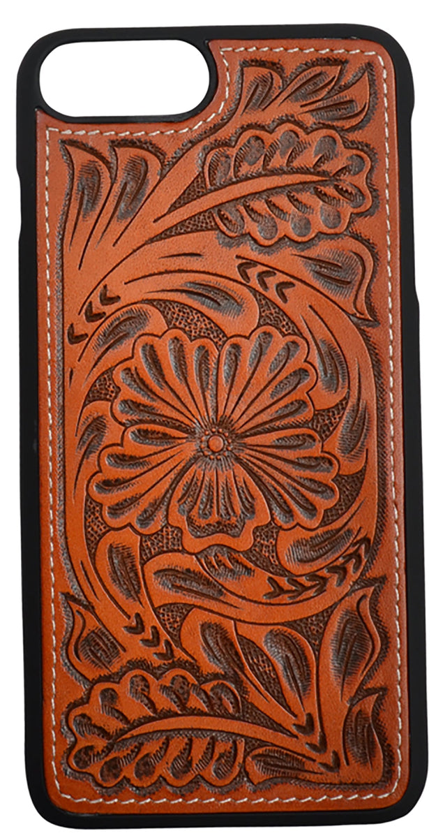 Tan Tooled Snap-On Case for iPhone 8+ – Wild West Living