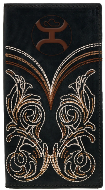 "Ranger" Hooey Logo & Boot Stitch Filigree Embroidered Tan Rodeo Walle ...