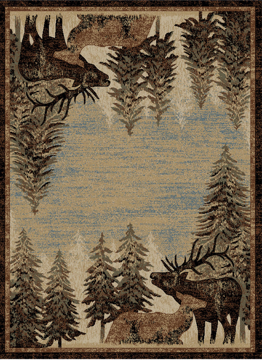 "Timberline Multi" Western/Lodge Area Rug Collection - Available in 4 ...