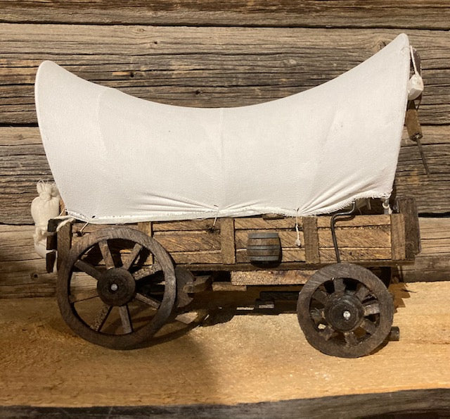 Small Covered Wagon Table Top Decor – Wild West Living
