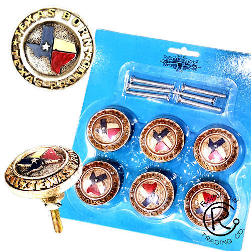 Texas Proud Cabinet Knob Set - 6 Piece Set – Wild West Living