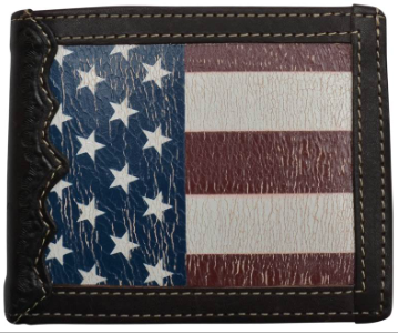 Western American Flag Bi-Fold Wallet – Wild West Living