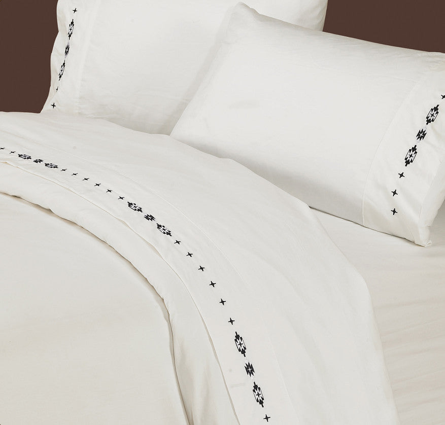 Western Embroidered Navajo Sheet Sets – Wild West Living