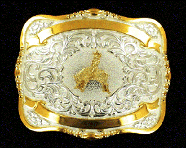 Western 5" x 4" Trophy Buckle with Mutton Bustin' and Free Engraving ...