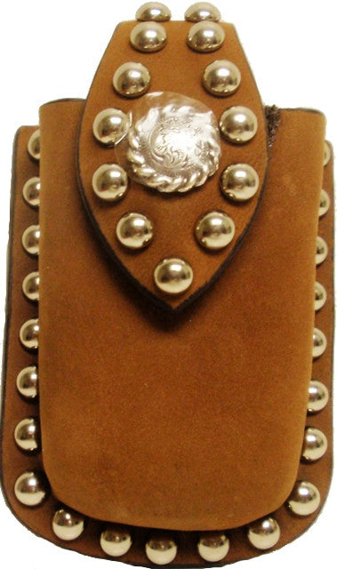 Western Medium Tan Distressed Cell Phone Holder – Wild West Living