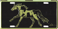 "Paint Horse" Horse License Plate – Wild West Living
