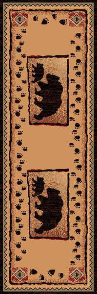 "Bear & Cub" Cabin Runner - 2 x 7 – Wild West Living