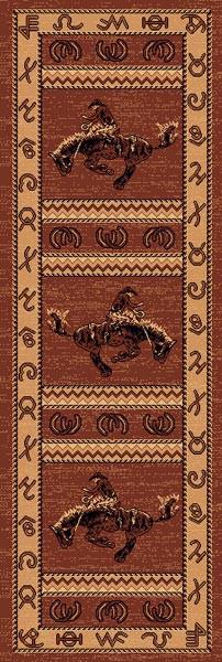 "Bucking Bronc'" Western Area Rug (5 Sizes Available) – Wild West Living