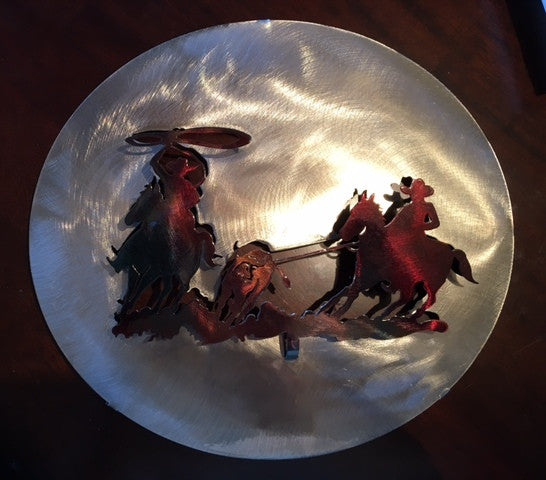 "Team Roper" Metal Laser Cut Wall Art – Wild West Living