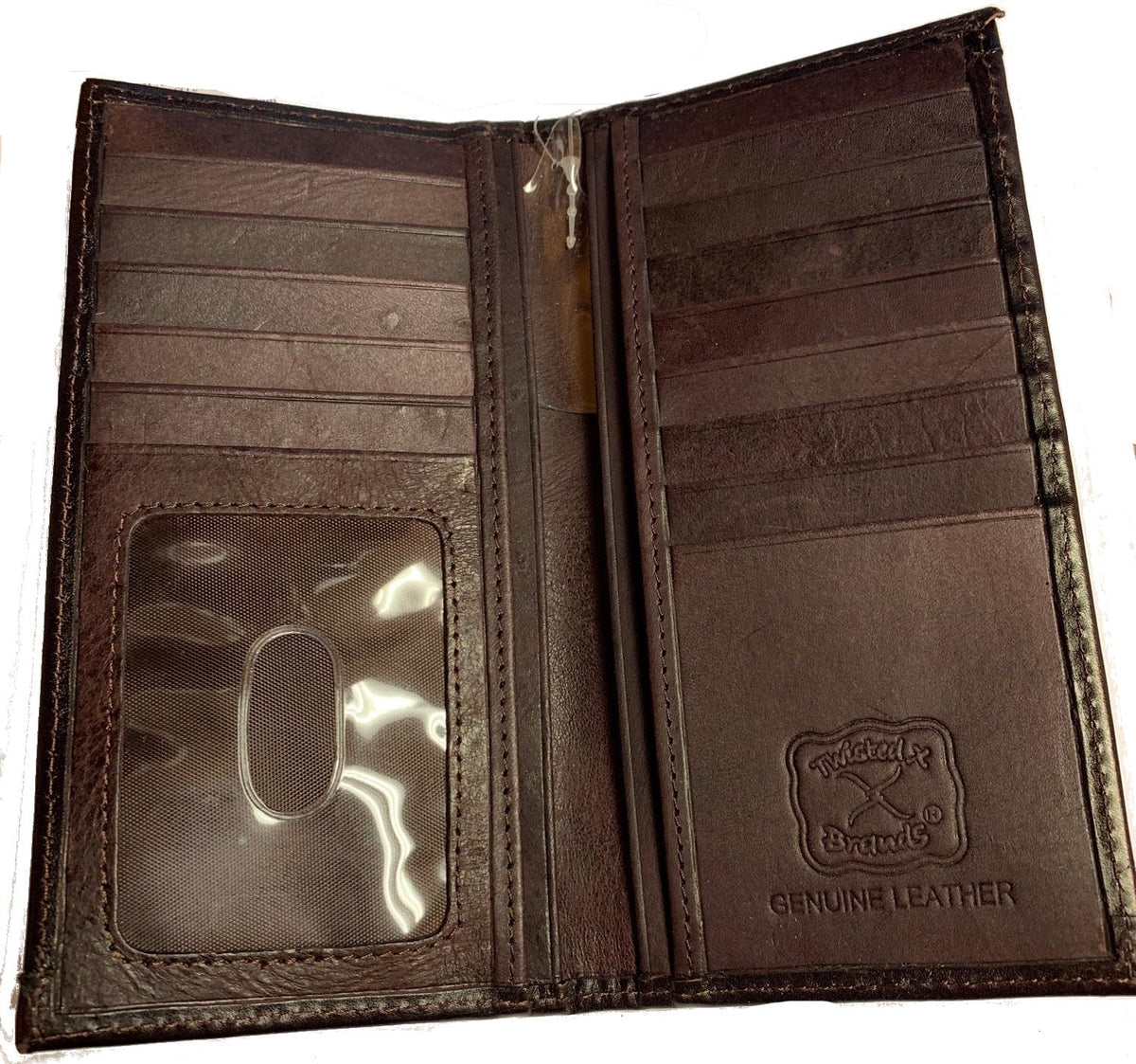 Twisted-X Western Floral Chocolate Tooled Rodeo Wallet – Wild West Living